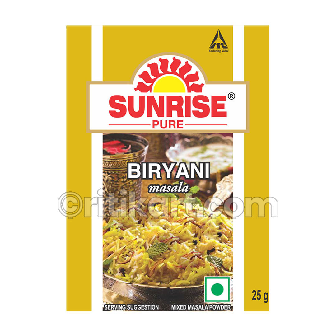 Authentic Sunrise Biryani Masala from West Bengal - Ritikart