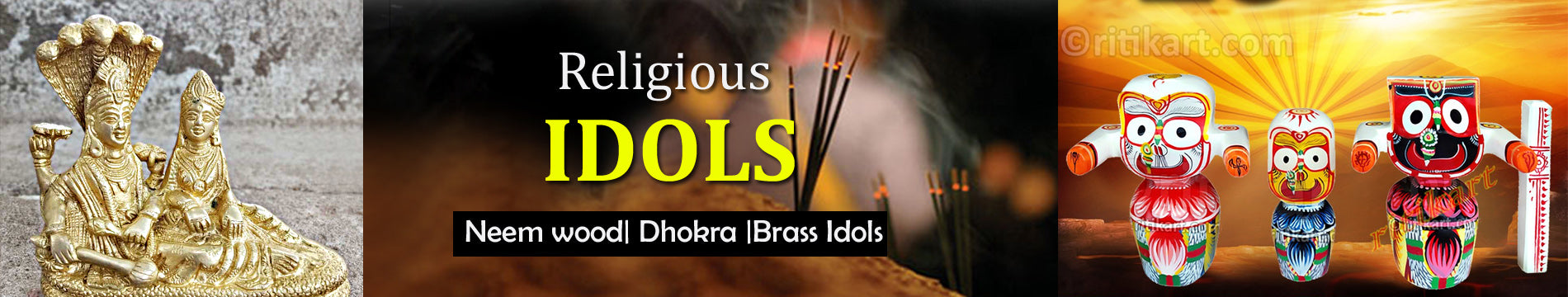 Shop Online Handmade Wooden Idols, Brass Idols and Statues - Ritikart