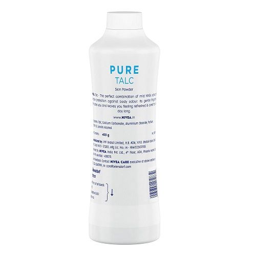 Buy Nivea Talc - Pure Talcum Powder, 400 g in Bhubaneswar - Ritikart