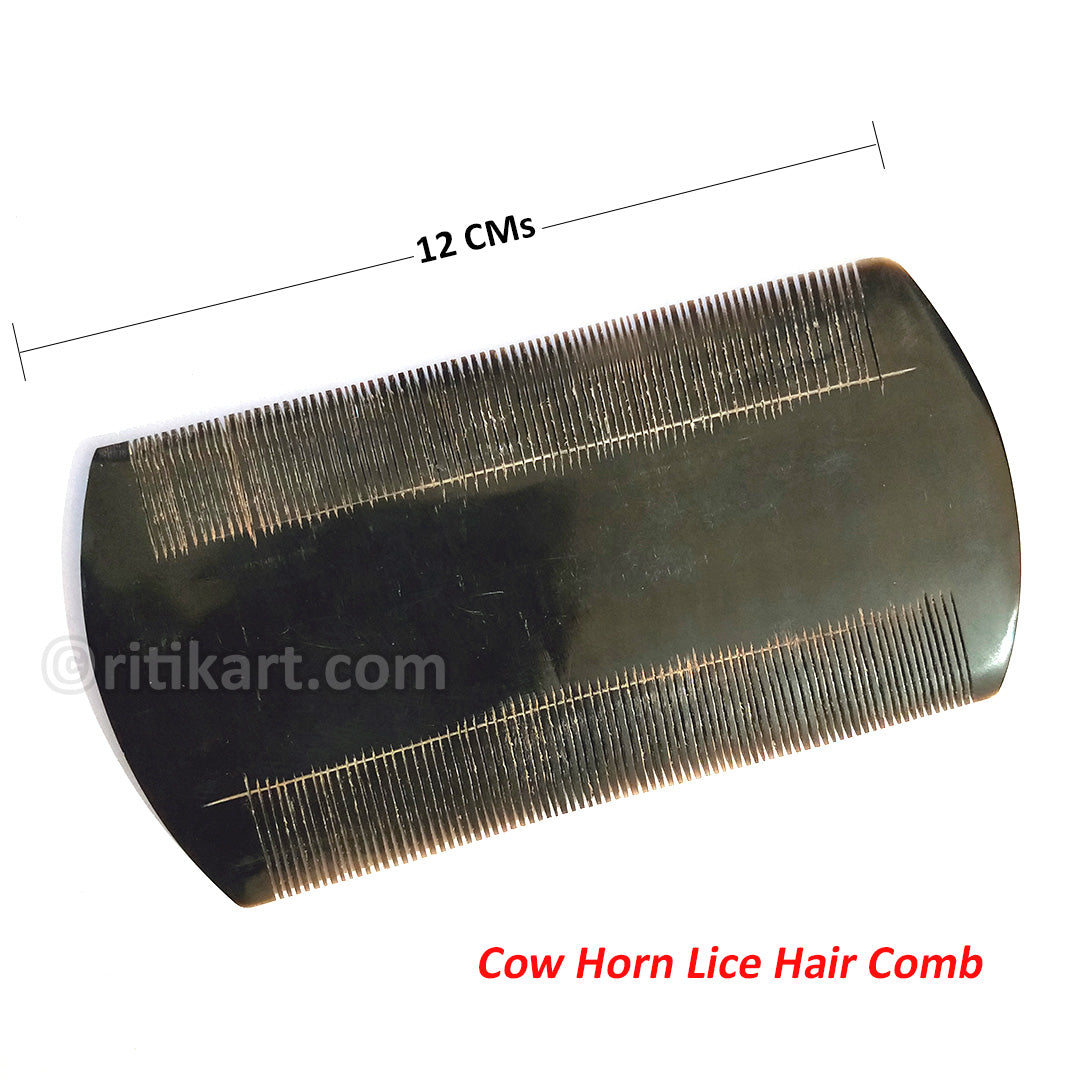 Buy Online Cow Horn Lice Hair Comb (12 Cms)of Odisha - Ritikart.com