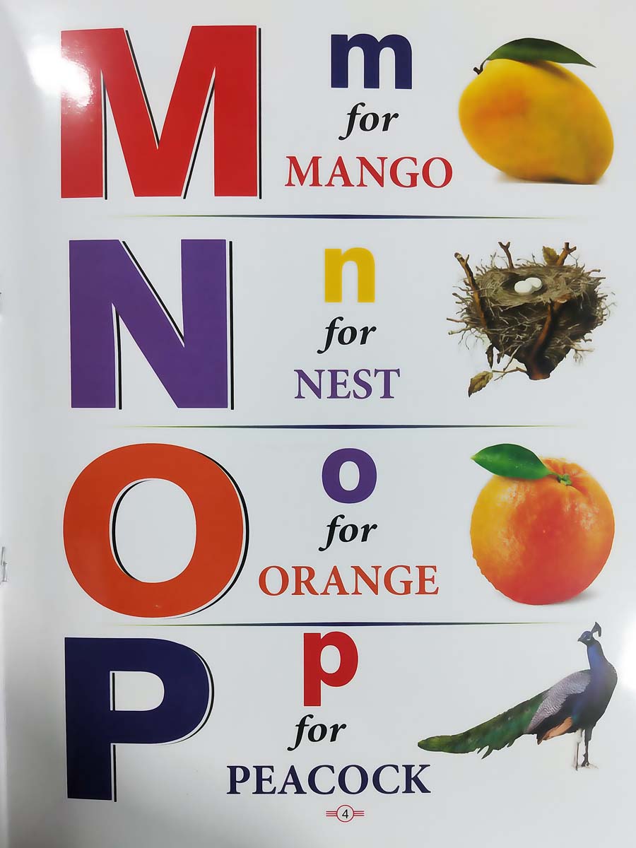 Buy Online Children Book: My Alphabet in English -Ritikart