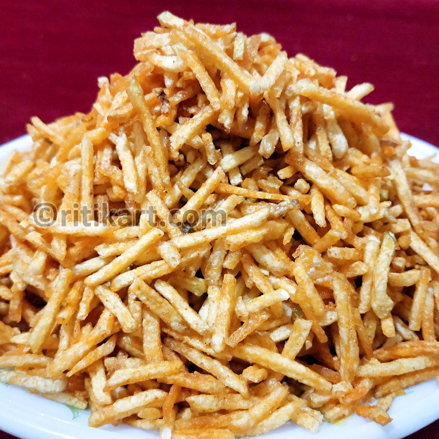 Buy Online Crispy Snack-Masala Potato Lachha/Potato Strips - Ritikart
