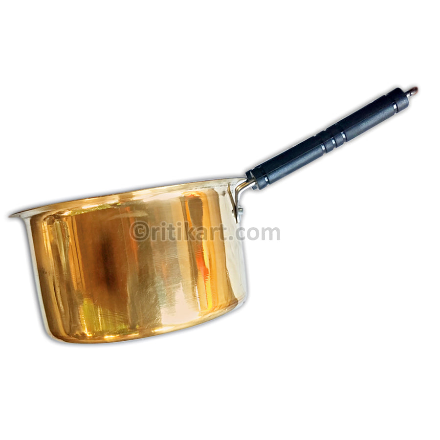 Buy Online Balakati Pure Brass Saucepan (Big) at best price -Ritikart