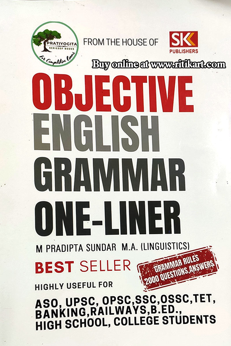 Buy Online book Objective English Grammar One-Liner - Ritikart