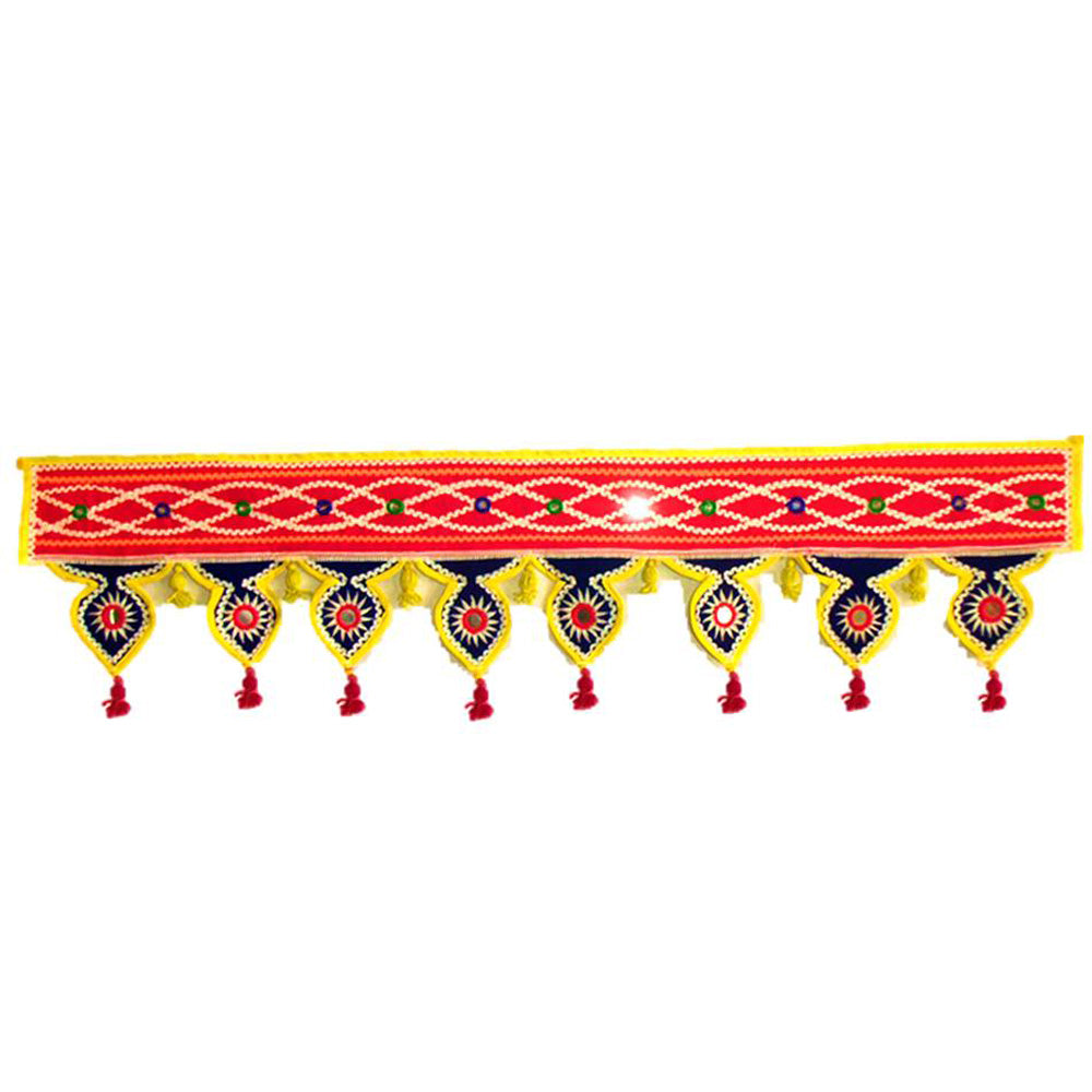 Buy Online Orange Door Hanging Jhalar at best price - Ritikart