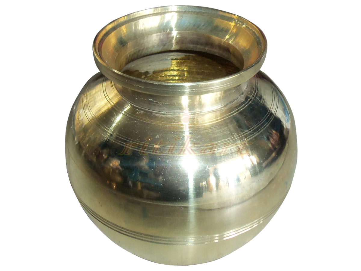 Buy Online Brass Made Puja Pot at best price - Ritikart
